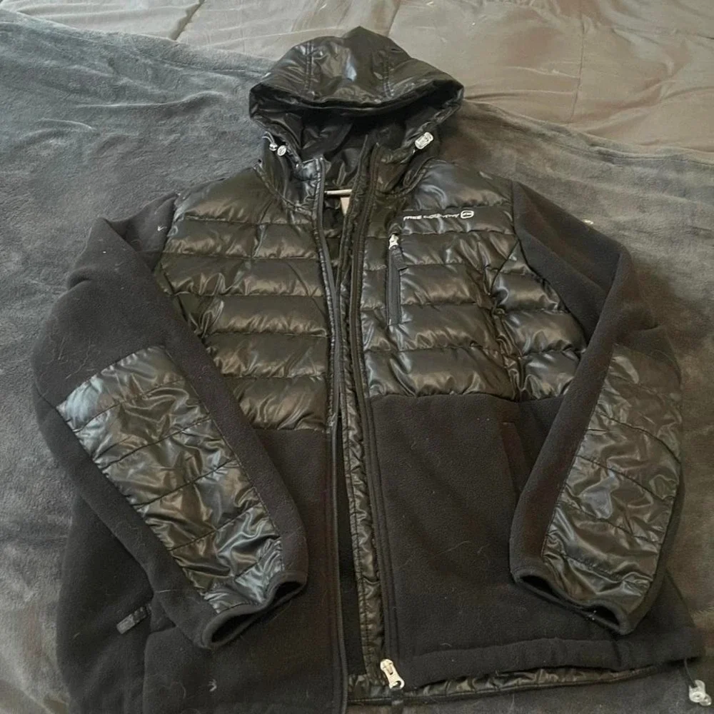 Free Country | Jackets & Coats | Free Country Black Puffer Jacket ...